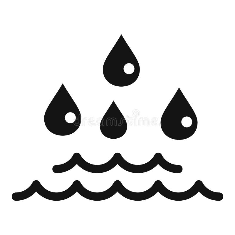Sea Level Rise Eco Problem Icon Simple Vector. Climate Change Stock ...