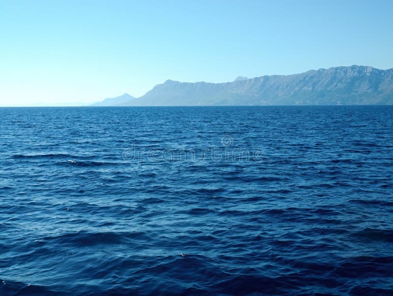 Sea level stock photo. Image of mountain, adriatic, level - 48699064