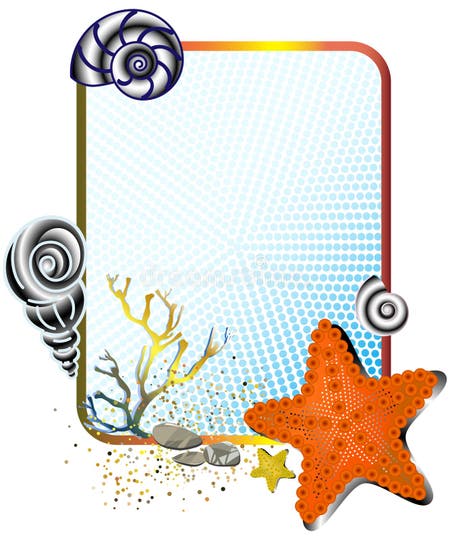 Sea Creature Circle Frame Stock Illustrations – 286 Sea Creature Circle ...