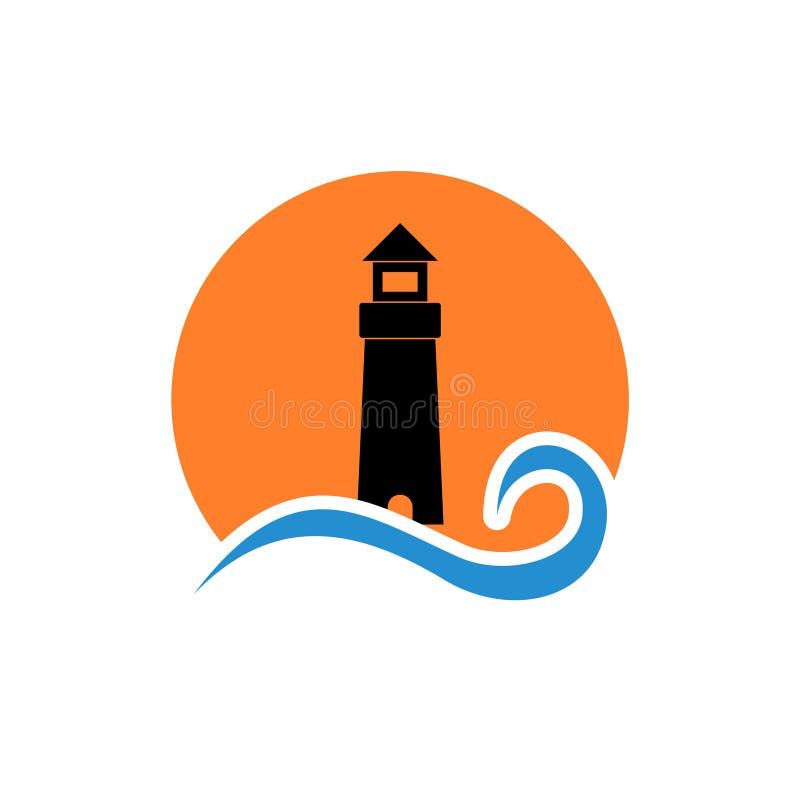 Simple Lighthouse Icon, Sign, Logo Stock Vector - Illustration of ...
