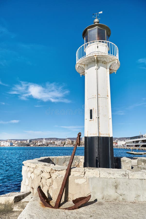 Sea lighthouse stock photo. Image of light, view, travel - 305745178