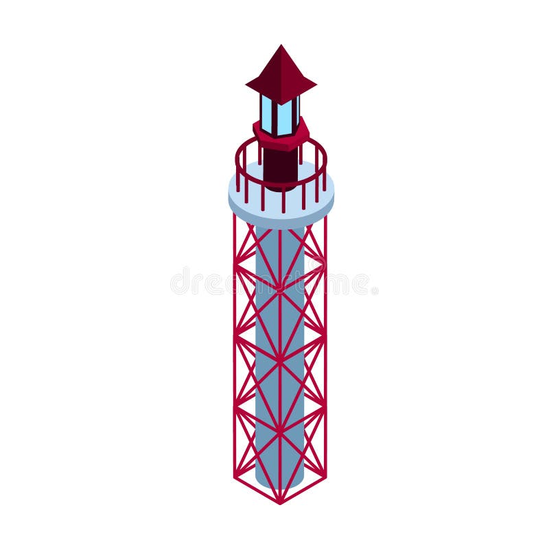 Isometric White Lighthouse Stock Illustrations – 465 Isometric White ...