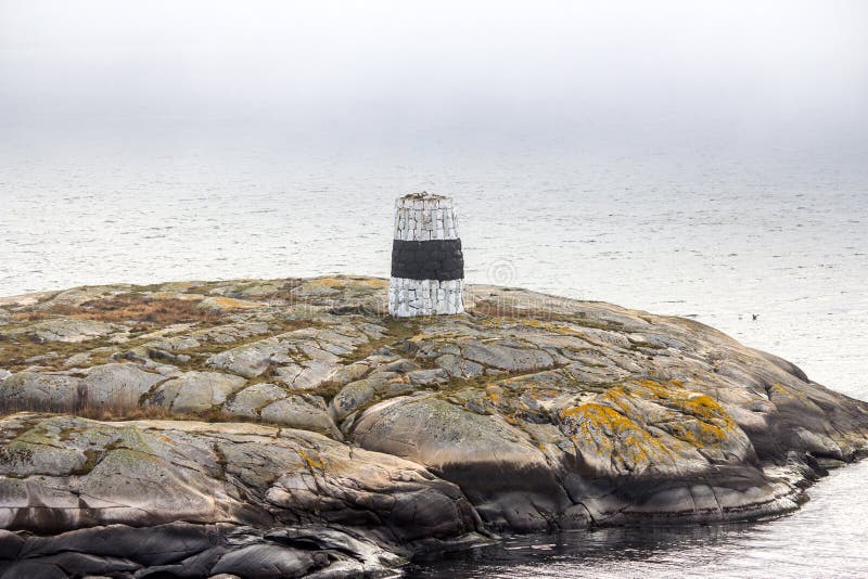 Sea mark/Navigation sign stock image. Image of sign, swedish - 91664353