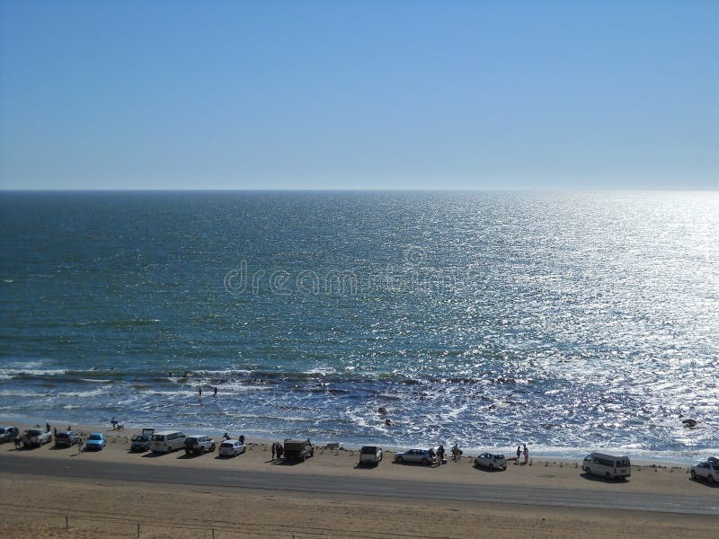 Sea meets land stock photo. Image of namibia, waves - 244408820