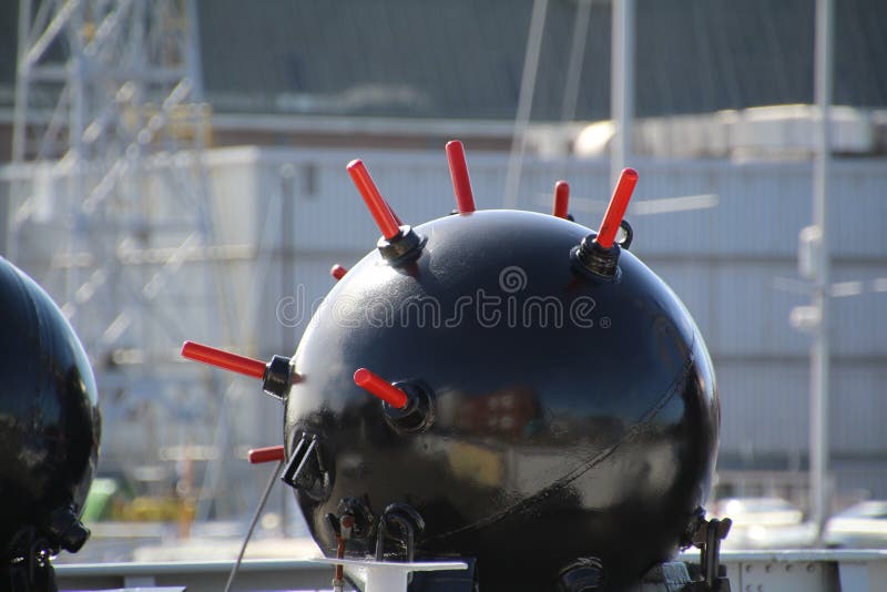Sea Mine stock image. Image of explosive, dangerous, warfare - 89009963