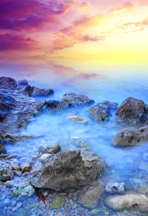 Sea and mist stock image. Image of shapes, seascape, peaceful - 17247995