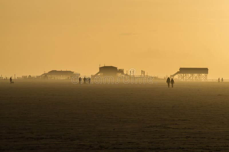 Sea mist at the beach stock photo. Image of mist, north - 193837564