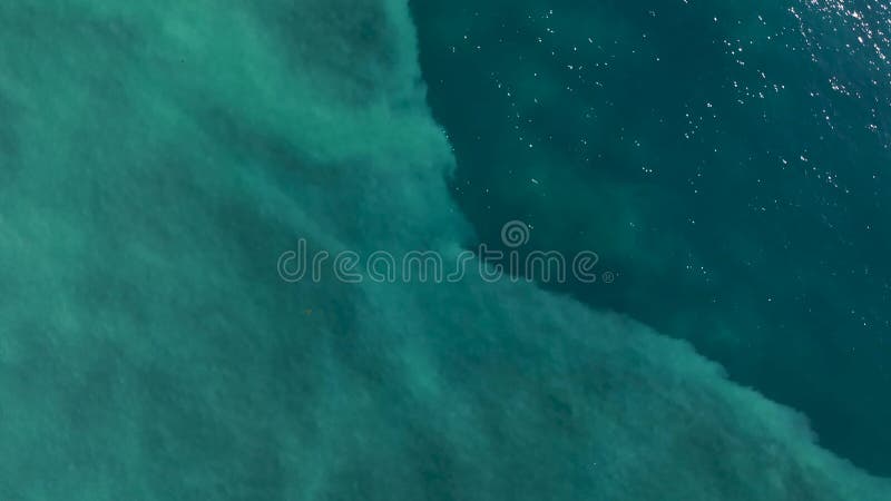 The Sea Mixes with the River, Forming Beautiful Patterns on the Surface ...