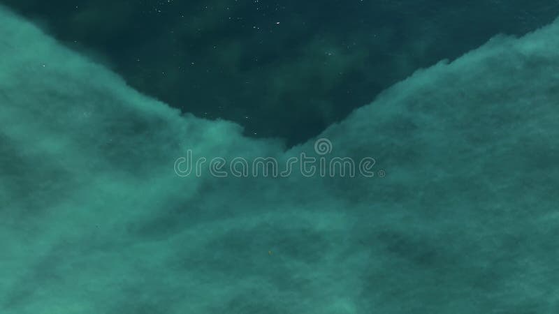 The Sea Mixes with the River, Forming Beautiful Patterns on the Surface ...