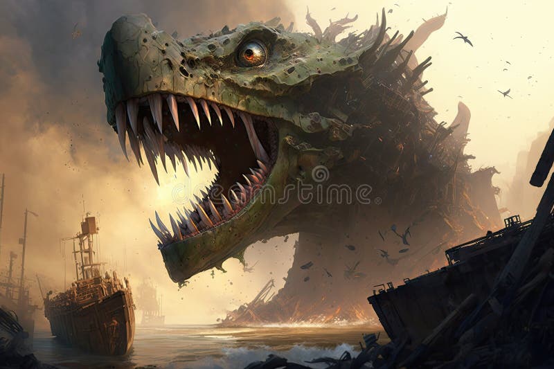 Monster Devouring Stock Illustrations – 28 Monster Devouring Stock ...