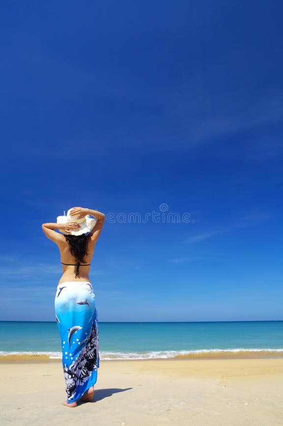 Sea mood stock image. Image of back, panama, relax, beach - 5024643