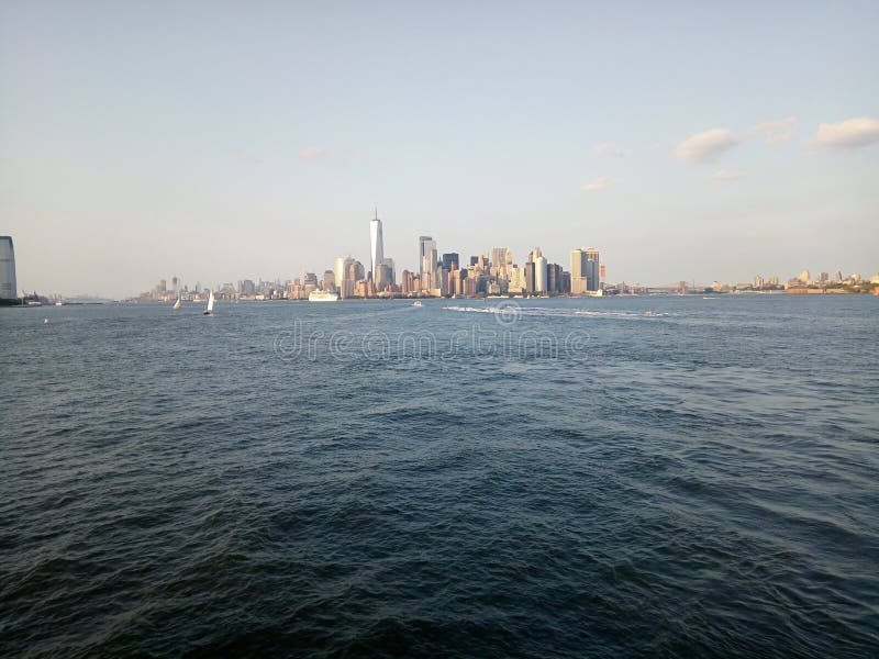 Sea and new York stock image. Image of york, harbor - 230618153