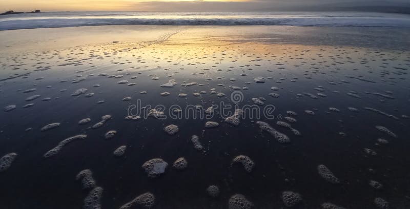 Sea on the Noon before Night Coming Stock Image - Image of noon, coming ...