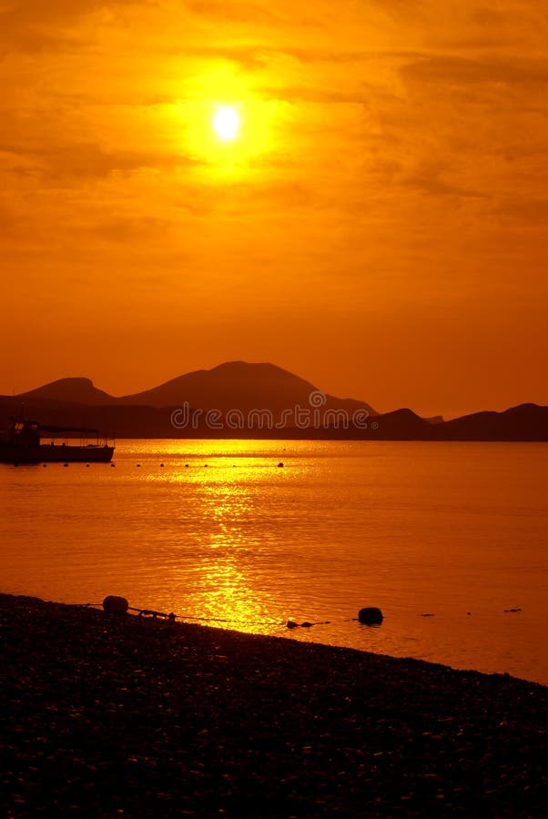 Sea orange stock image. Image of inspiration, rest, landscape - 10161935