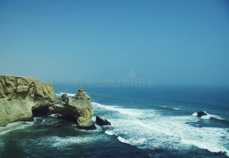 Sea park in Paracas stock image. Image of cruise, holiday - 1424487