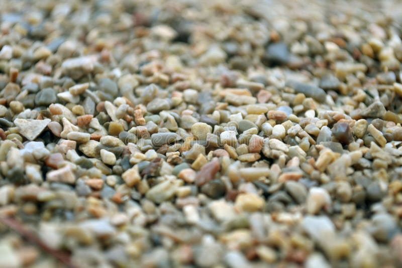 Sea Pebble. Colorful Small Pebble and Stone Texture. Detailed Sand ...