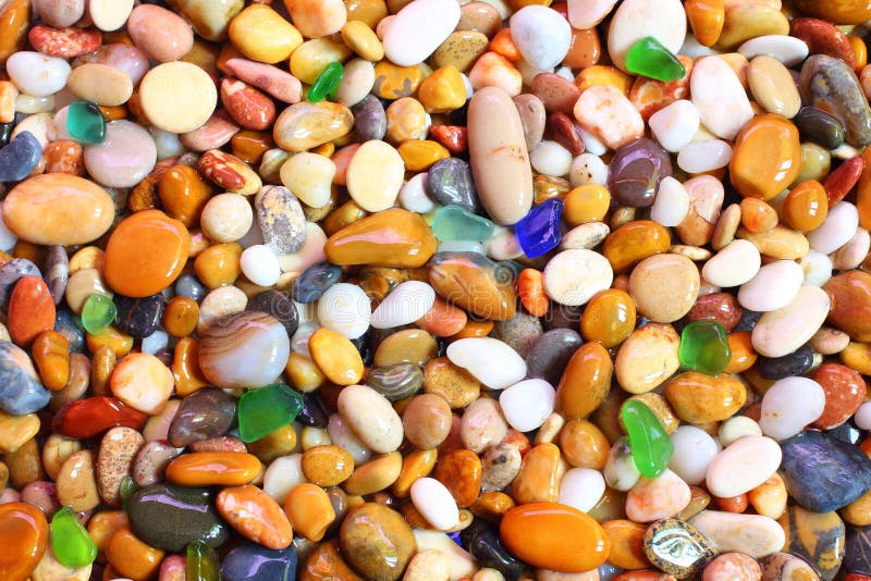 Sea pebbles stock photo. Image of seashore, round, bright - 53013376