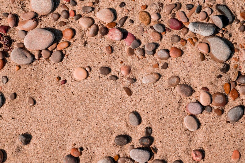 Sea Pebbles. Small Stones Gravel Texture Background Stock Photo - Image ...