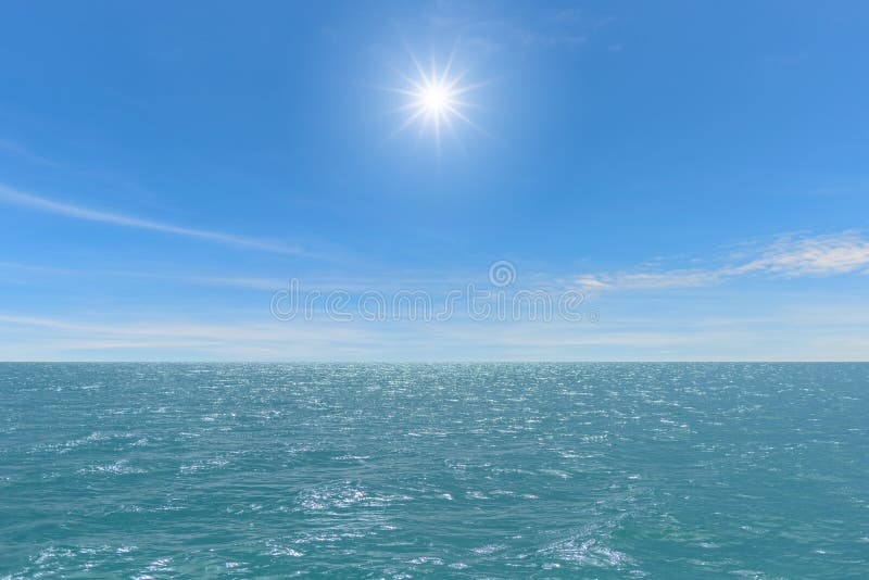 Sea and perfect sky stock photo. Image of horizon, natural - 89458574
