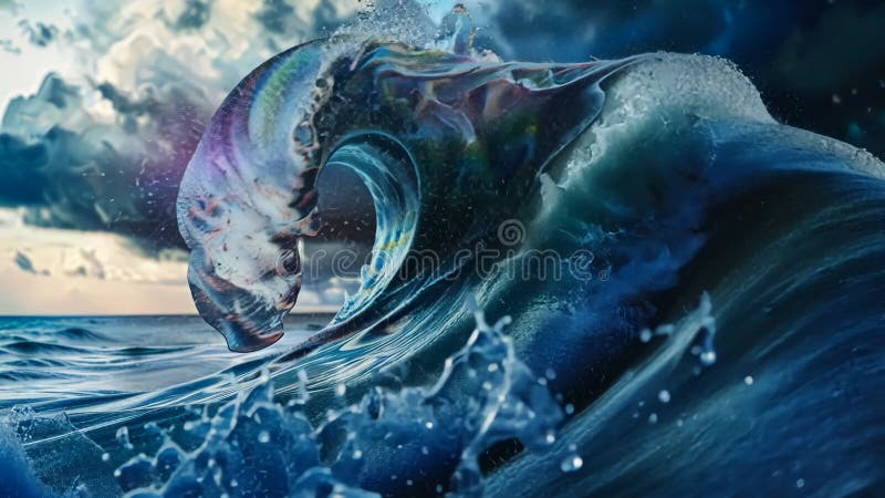 Sea of Pixels Transitions into a Wave, Symbolizing Rapid and ...