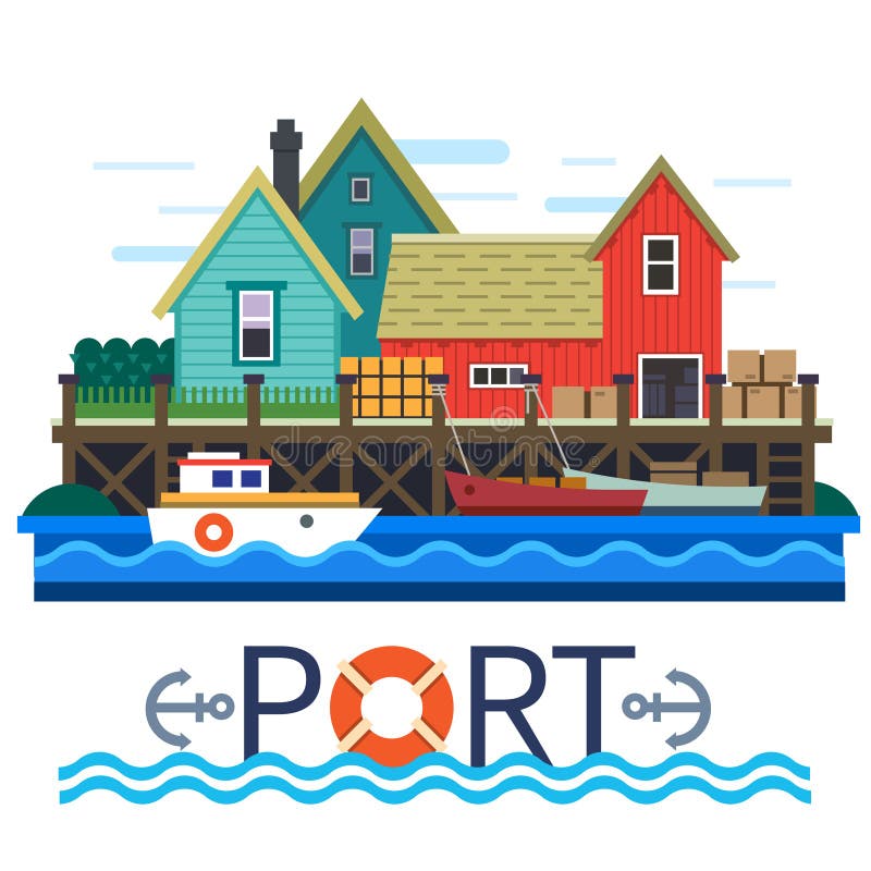 Port Stock Illustrations – 45,705 Port Stock Illustrations, Vectors ...