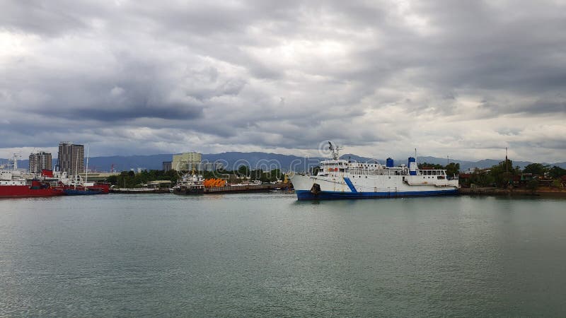 Sea Port of Cebu City in the Philippines Stock Image - Image of cebu ...