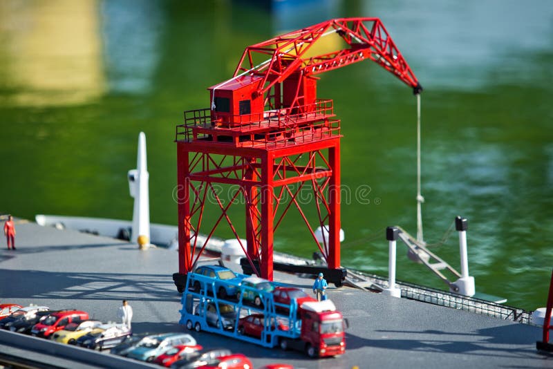 Sea port in miniature stock image. Image of port, rimini - 51344535