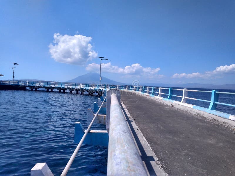 Sea Port of Sada, Adonara, Indonesia Stock Image - Image of view ...