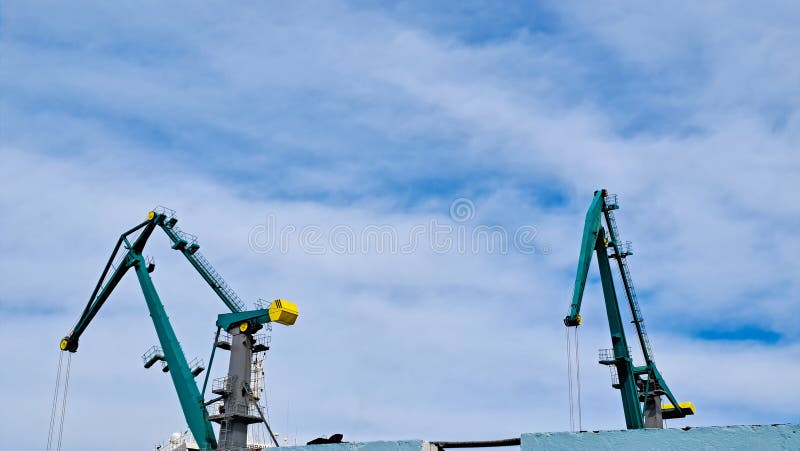 Sea Port ,ship Delivery Industry Stock Photo - Image of harbor, wharf ...