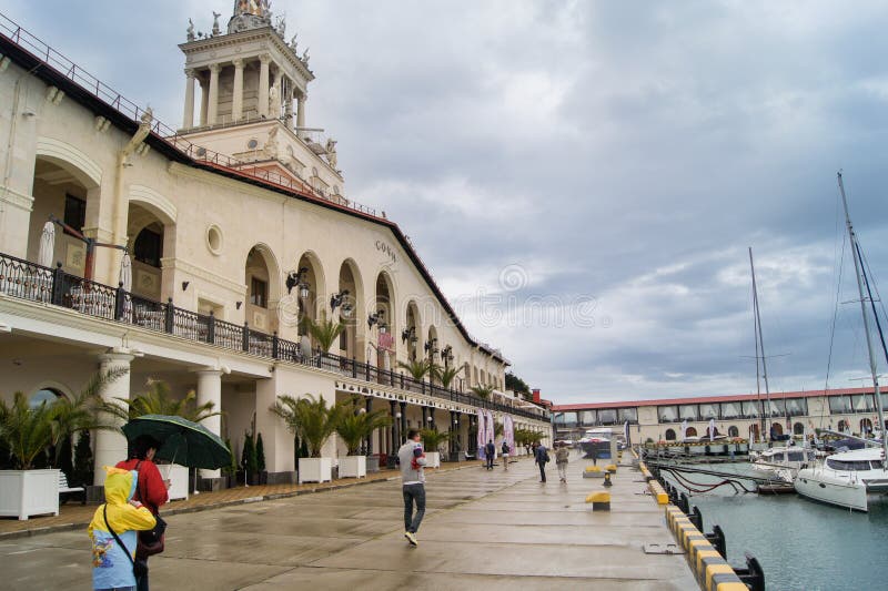 Sea Port of Sochi. editorial photography. Image of dock - 82163262