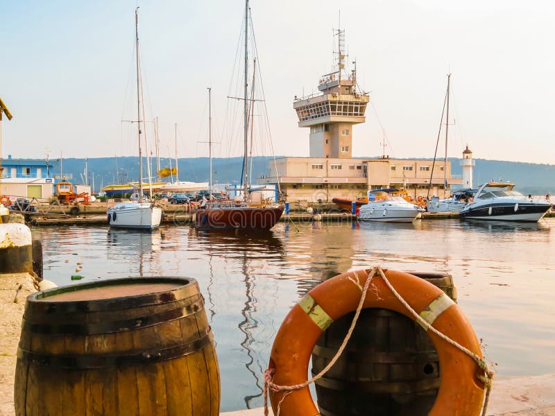 Sea Port Varna stock photo. Image of historic, bulgaria - 81266992