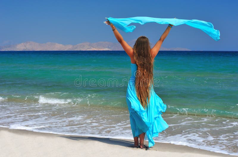 Sea princess stock image. Image of emotion, fairy, female - 16007273
