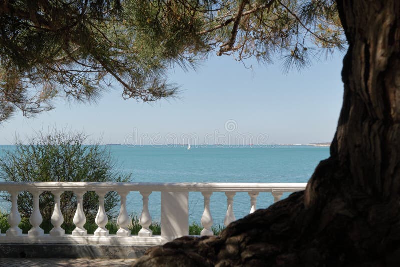 Sea promenade stock image. Image of summer, building - 198553567