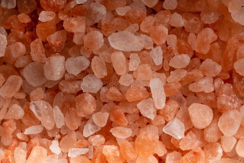 Sea Red Salt Closeup Texture. Recipe Book and Home Menu Stock Photo ...