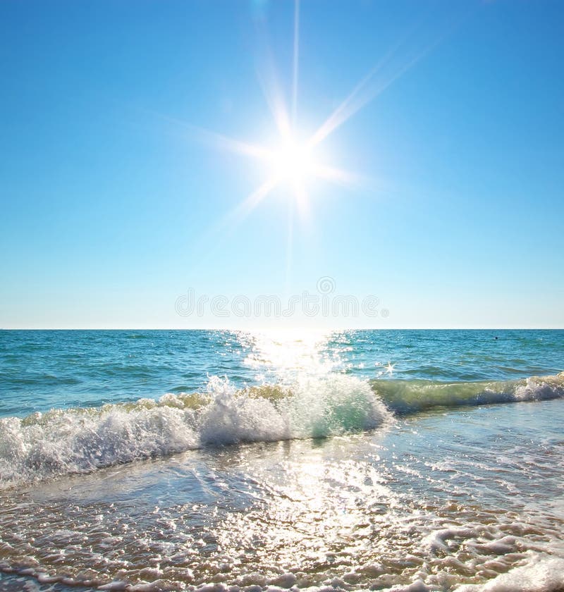 Sea relax stock image. Image of coast, blue, exotic, shore - 57658595