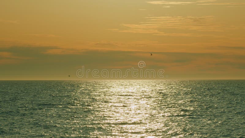 Sea Ripples. Sun Rays is Reflected on the Sea Surface of the Water ...