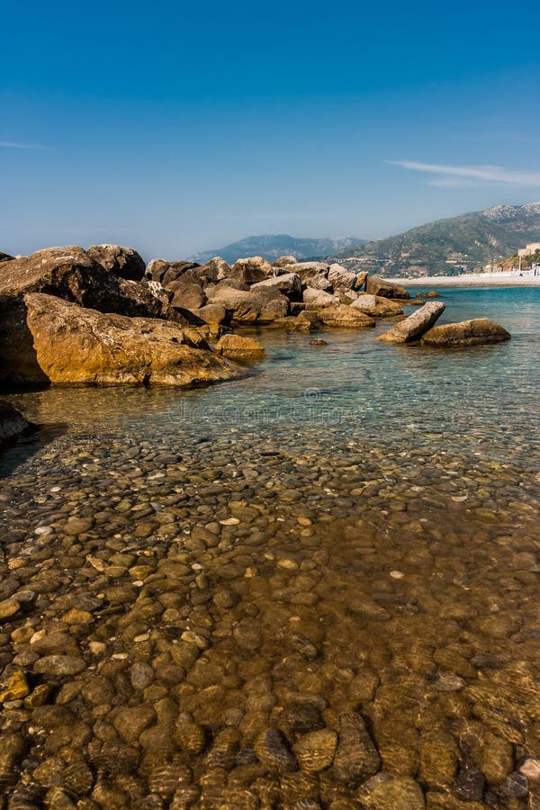 Sea rocks stock photo. Image of ocean, loch, promontory - 27487444