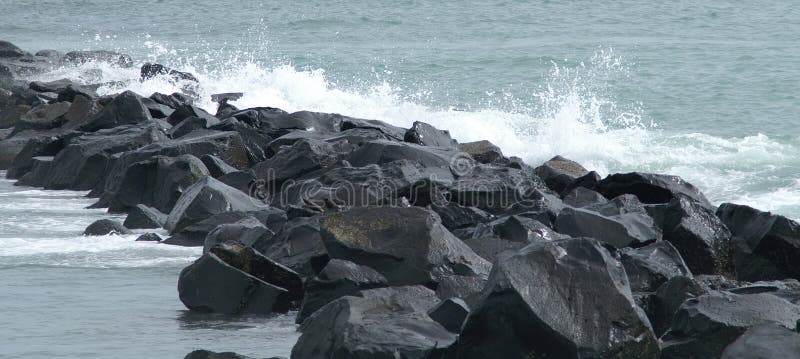 Sea Rocks stock image. Image of lake, waves, drown, stones - 632581