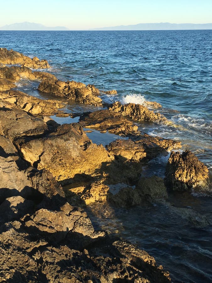 Sea rocks stock photo. Image of pebble, white, ocean - 95295666