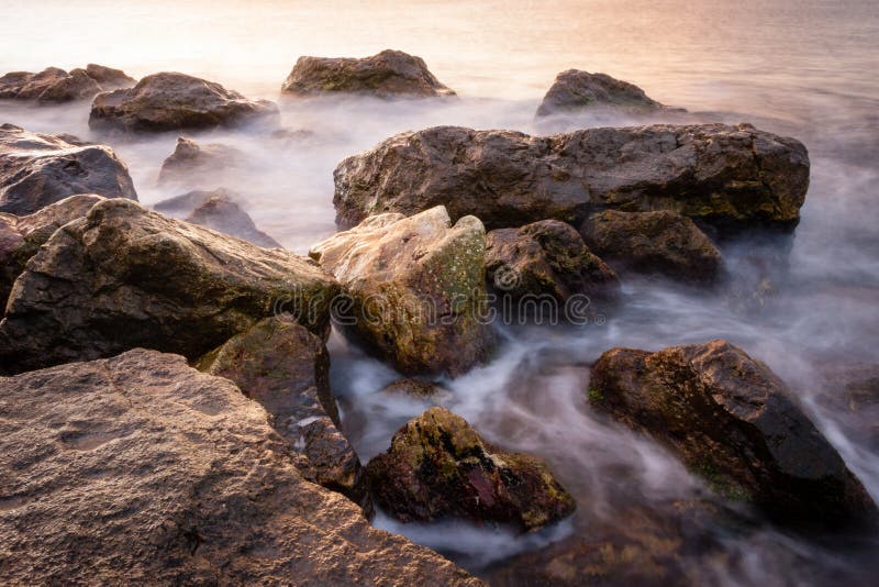 Sea rocks stock image. Image of landscape, ocean, beach - 42209015