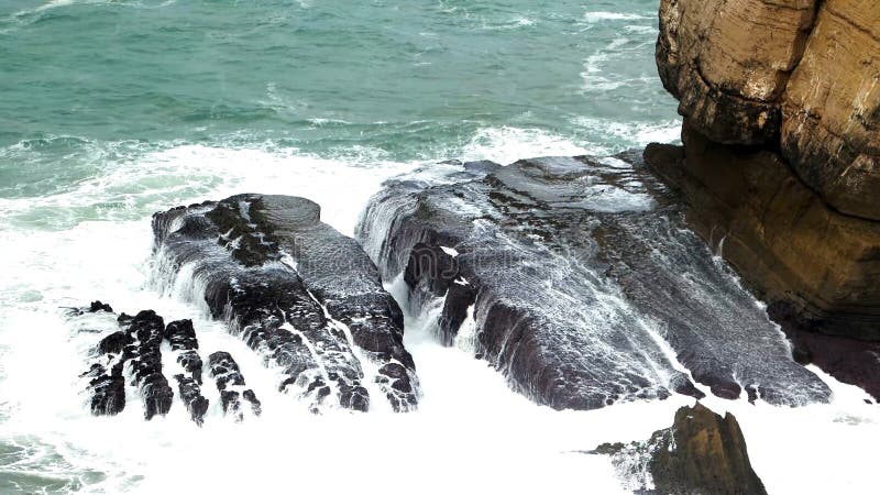 Sea and Rocks in Peniche, Portugal Stock Image - Image of seascape ...