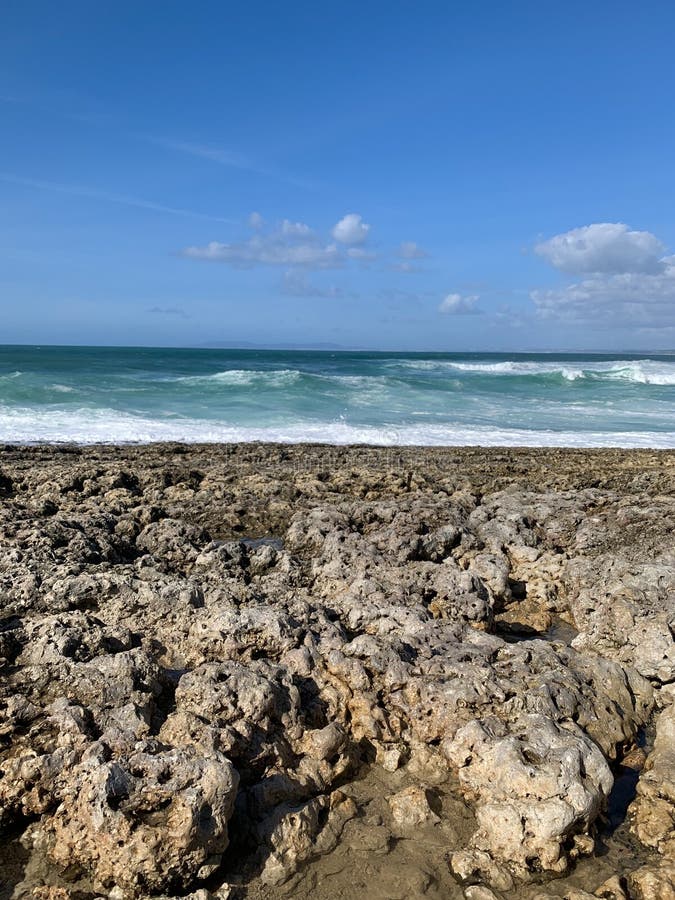 Sea on the rocks stock photo. Image of beach, blue, ocean - 270592986