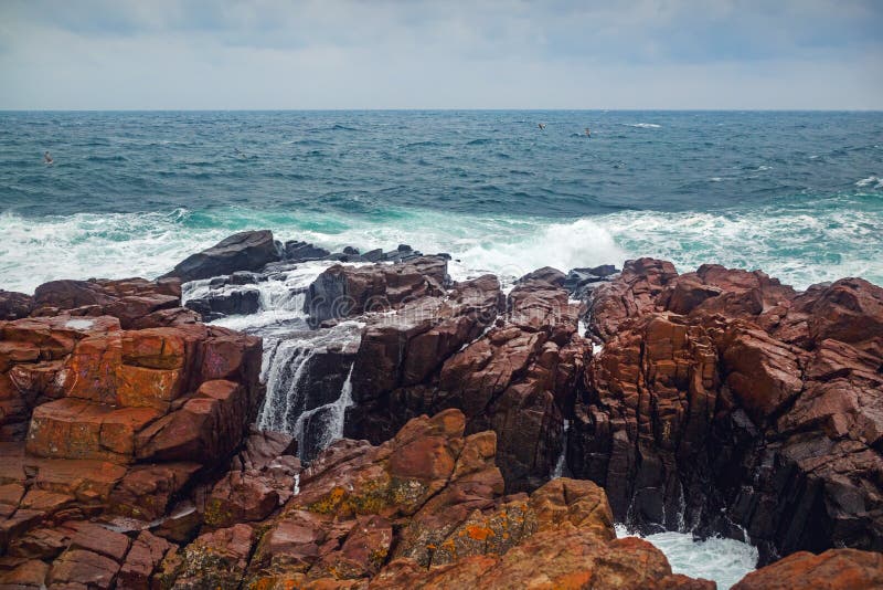 Sea, rocky coast stock image. Image of explode, scenic - 161753601