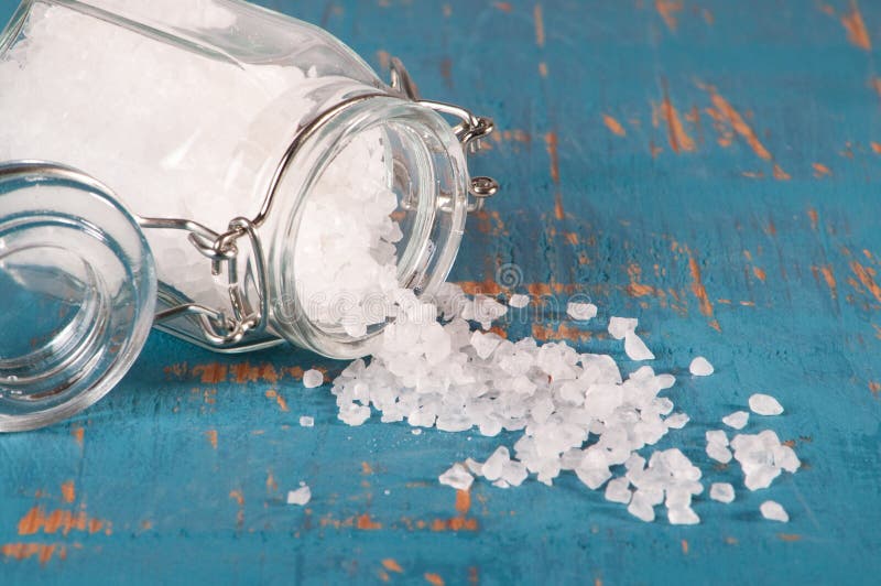 Who Spilt the salt? stock photo. Image of reflection - 129103278