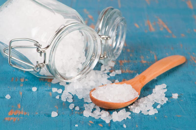 Who Spilt the salt? stock photo. Image of reflection - 129103278