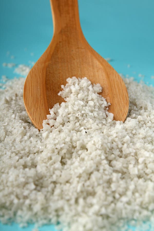 Sea salt stock image. Image of cuisine, heap, grain, salt - 18863271