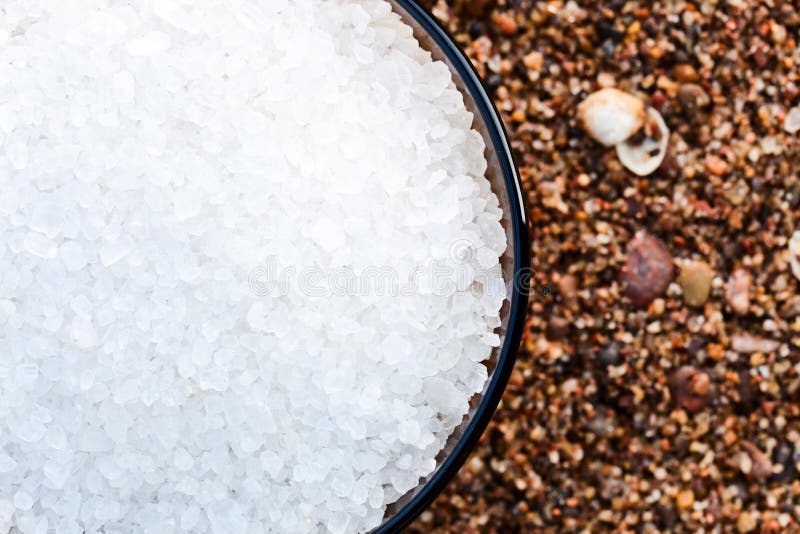 Sea salt stock image. Image of therapy, aromatic, closeup - 42985661