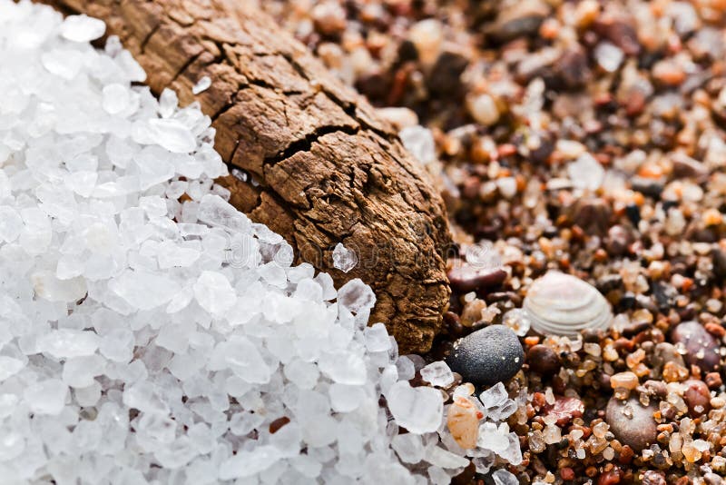 Sea salt stock image. Image of white, therapy, beach - 42985667