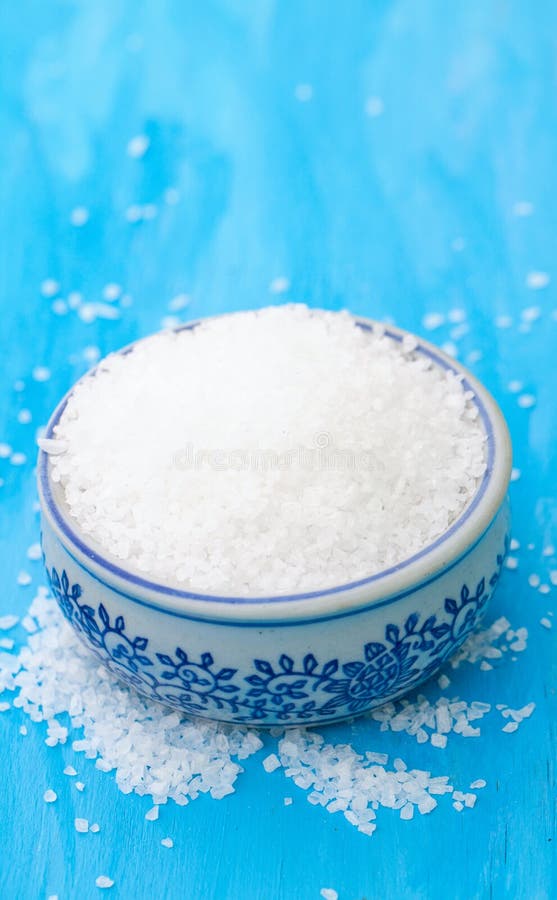 Basket with Fresh Extracted Sea Salt in Bali, Indonesia Stock Image ...