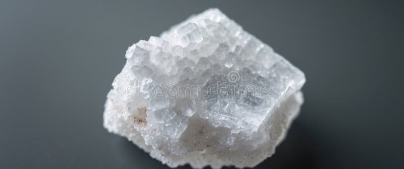 Sea Salt Crystal White Rock Salt Seen from Above Stock Image - Image of ...